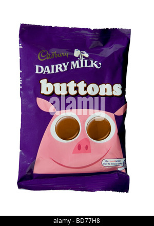 Cadbury White Chocolate Buttons Stock Photo - Alamy