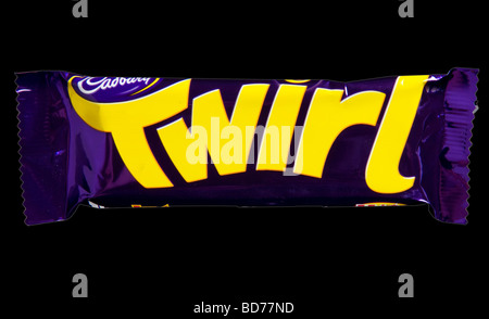a twirl chocolate bar in a wrapper Stock Photo - Alamy