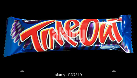 A Cadbury Time Out chocolate bar on a white background Stock Photo - Alamy