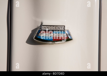Innocenti Lambretta Badge on 1960s Scooter Stock Photo - Alamy