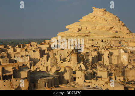 The ancient fortress of Siwa, known as Shali Ghadi built on natural ...
