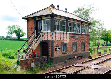 The Great Western Railway signal box preserved at Coleford Railway ...