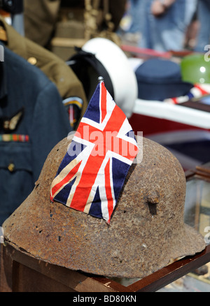 A rusty German World War Two (Stahlhelm M1940) military helmet Stock ...