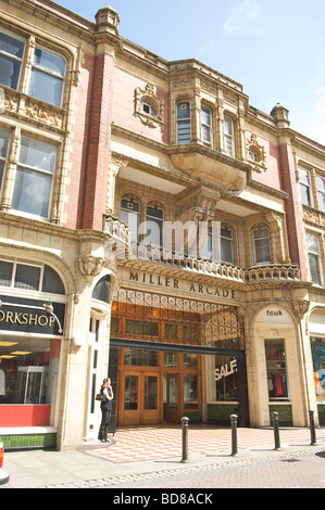 Exterior Miller arcade Preston city centre Lancashire England UK ...