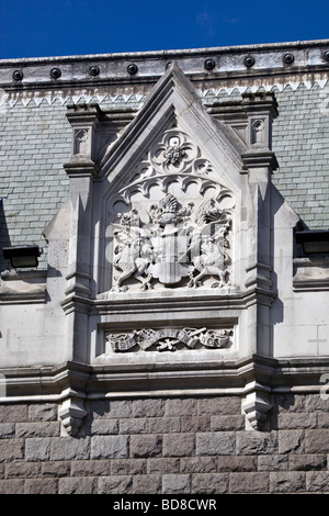 Detail of Tower Bridge London Crest Heraldry Stock Photo - Alamy