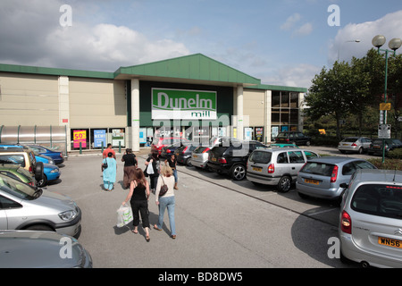 The Dunelm Mill home furnishings store in Greenford, West London, UK ...