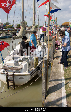maritime festival Rye Strand Quay river tillingham east sussex england ...