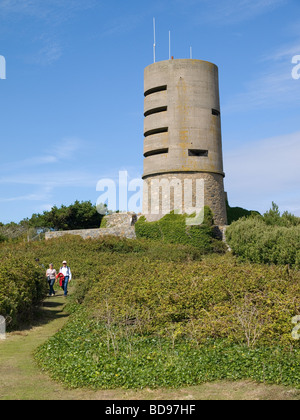 Fort Saumarez, Martello tower with German World War II Observation ...