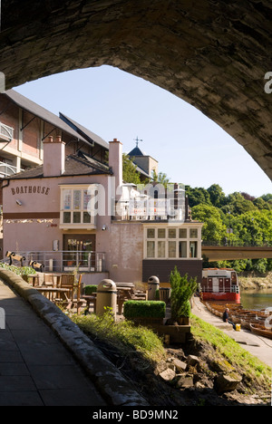 The Boathouse pub Durham England Stock Photo - Alamy