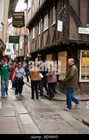 Little Shambles, Streets of York, Yorkshire, Great Britain Stock Photo ...