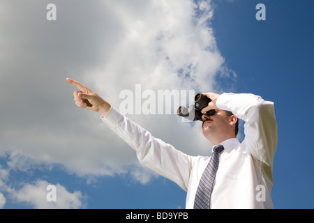 Forward Looking - Businessman hand holding sign. Business, technology ...