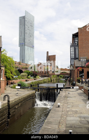 deansgate lock manchester england uk Stock Photo - Alamy