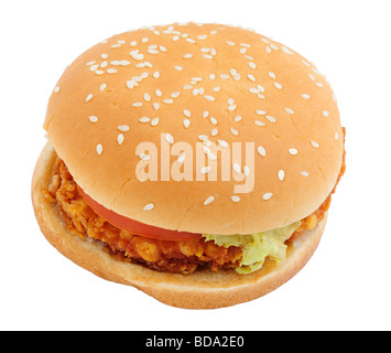 Delicious fried chicken over isolated white background Stock Photo - Alamy