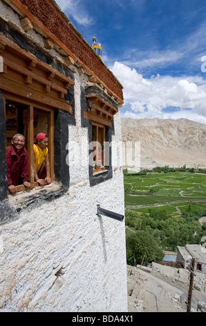 Buddhist monks. Chemrey Gompa. Ladakh. India Stock Photo - Alamy