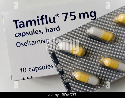 Tamiflu oseltamivir capsules 75MG in a blister pack, and the Tamiflu ...