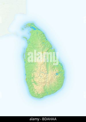 Sri Lanka map Stock Photo - Alamy