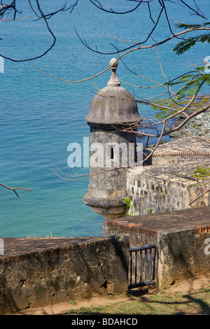old Spanish Defense tower along shoreline in Sardinia Italy- seascape ...