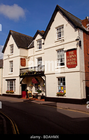 The Lorna Doone Hotel, High Street, Porlock, Exmoor National Park ...