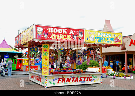 a tombola type stall at the fun fair in southport,england,uk Stock ...