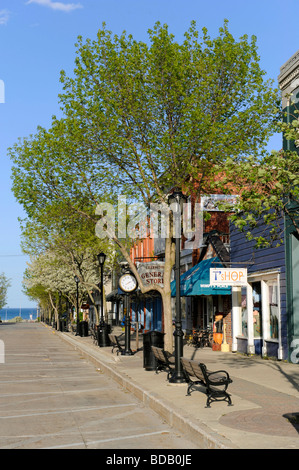 Lexington Michigan tourist destination downtown area Stock Photo - Alamy