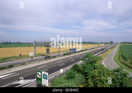 province of milan sole highway sun highway Stock Photo - Alamy