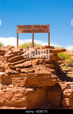 Navajo territory sign Stock Photo - Alamy