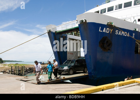 Lady Samoa II, Mulifanua Wharf Upolu, Samoa Stock Photo - Alamy