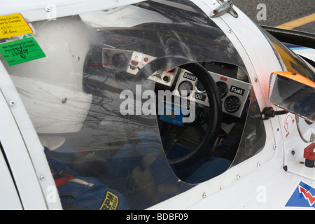 Cockpit or cabin of a race car Stock Photo - Alamy