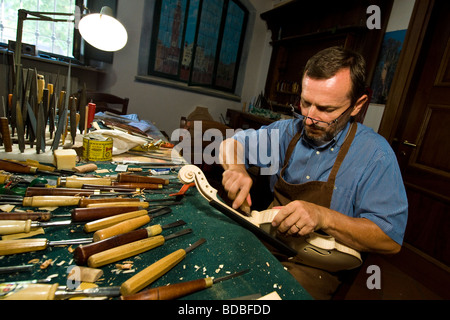 Bissolotti Violin maker Cremona Italy Stock Photo - Alamy