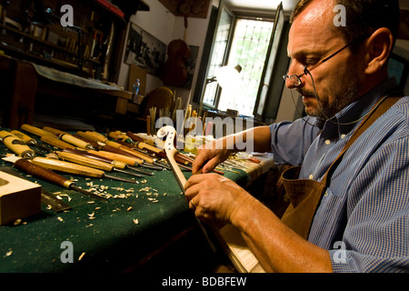 Bissolotti Violin maker Cremona Italy Stock Photo - Alamy