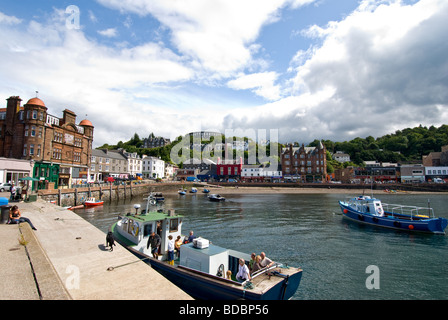 The harbour and sea front at Oban, Scotland Stock Photo - Alamy