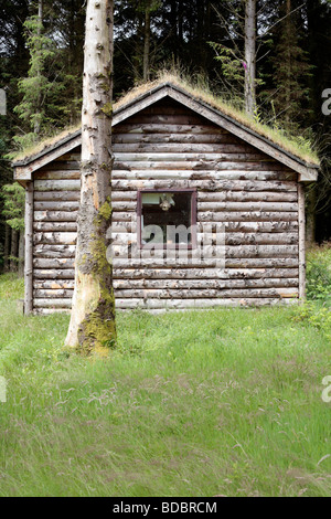 A turf roofed hut on the Isle of Arran, Scotland UK Stock Photo - Alamy