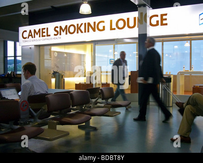 Smokers in Smoking Room, passengers in the interior Bangkok ...