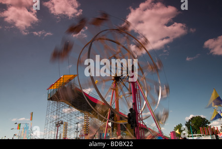 Amusement rides at the Ohio State Fair Stock Photo - Alamy