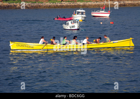 Gig Racing, Isles of Scilly, England, UK Stock Photo - Alamy