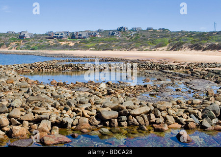 Stilbaai, Western Cape, South Africa, Cape Agulhas lighthouse, iconic ...