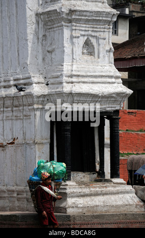 kamdev temple shrine buddhist white domed hanuman dhoka durbar square ...