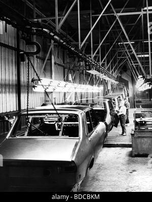 industry, car industry, Dacia, assembly line, Romania, 1950s / 1960s ...