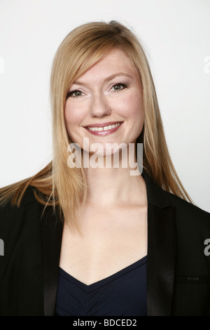 German actress Johanna Christine Gehlen as Laura Althoff poses during ...