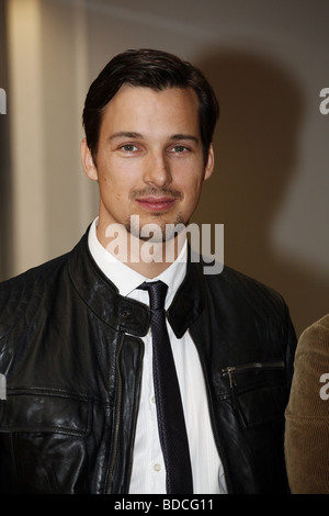 German actor Florian David Fitz poses after receiving the Bambi Trophy ...