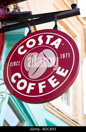 Costa coffee sign logo Stock Photo - Alamy