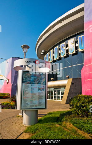 Colossus movie theater which is located in the Centropolis ...