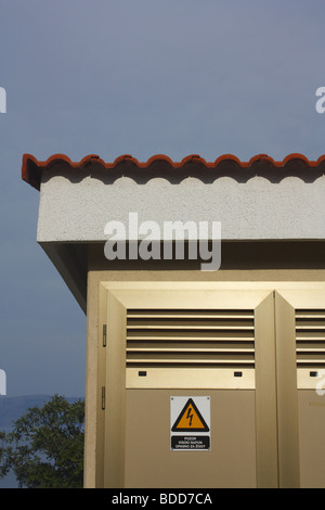 Doors of an electrical substation Stock Photo - Alamy