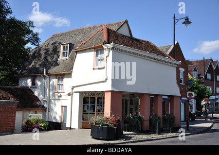 Lower High Street, Halstead, Essex, England, United Kingdom Stock Photo ...