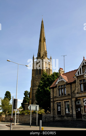 St Marys church, Rushden town, Northamptonshire, England, UK Stock ...
