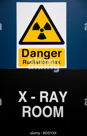 Warning Sign on the Door of Radiography Room Stock Photo - Alamy
