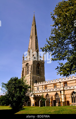 St Marys church, Higham Ferrers Town, Northamptonshire, England, UK ...