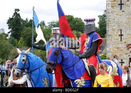 Jousting at Hever Castle Kent England Stock Photo - Alamy