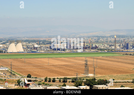 Israel Haifa bay The oil refinery Stock Photo - Alamy
