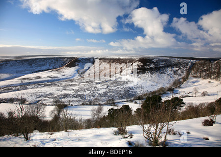 Winter Snow Hole of Horcum Beauty Spot North Yorkshire Moors National ...
